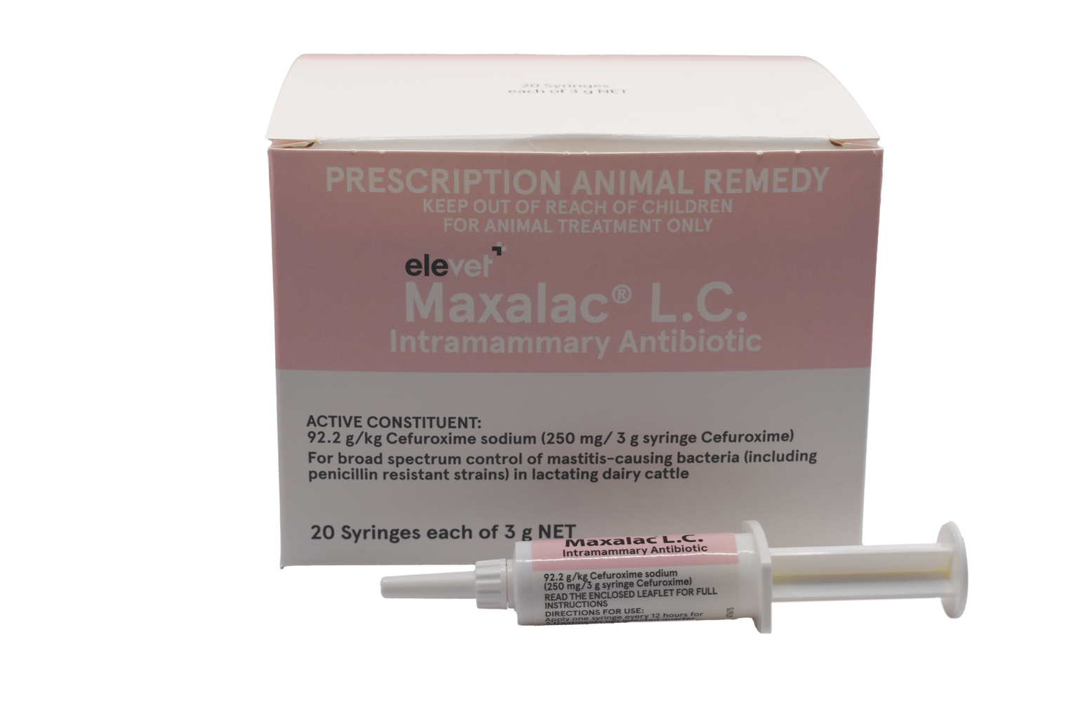 elevet+® Maxalac LC Intramammary Antibiotic - Avet Health